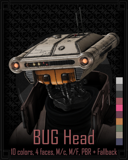 Second Life Marketplace - [KROVA] DEMO BUG Head